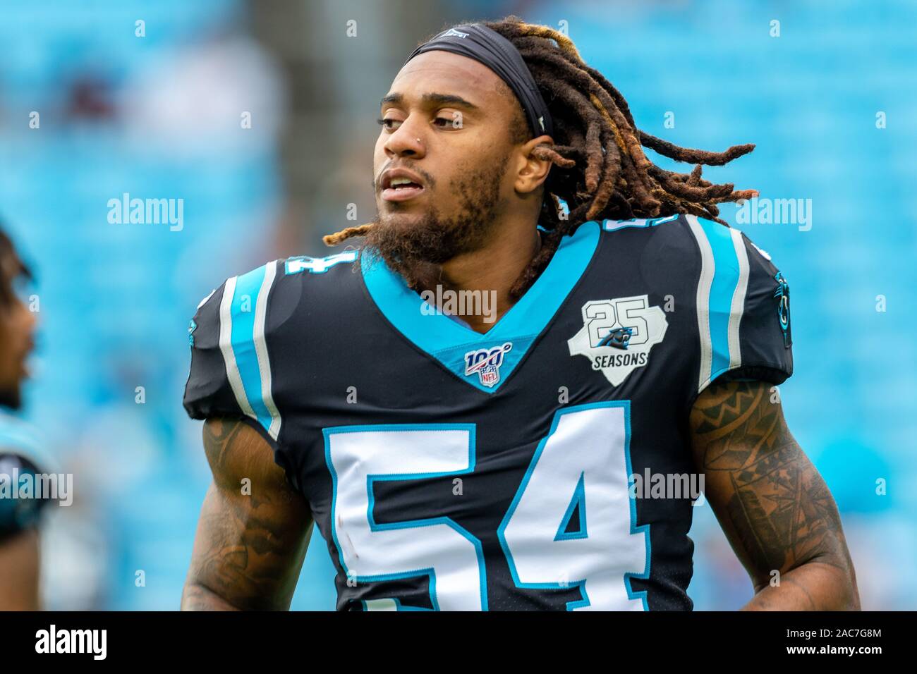 Charlotte, NC, USA. 1st Dec, 2019. Carolina Panthers outside linebacker ...