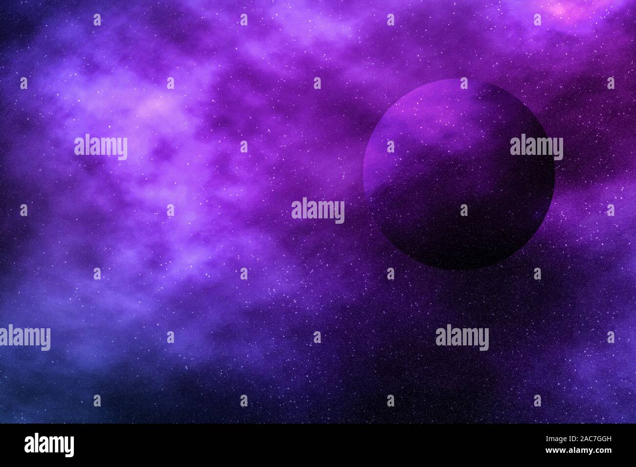 Discovery in astronomy, cosmic abstract and future technology concept ...