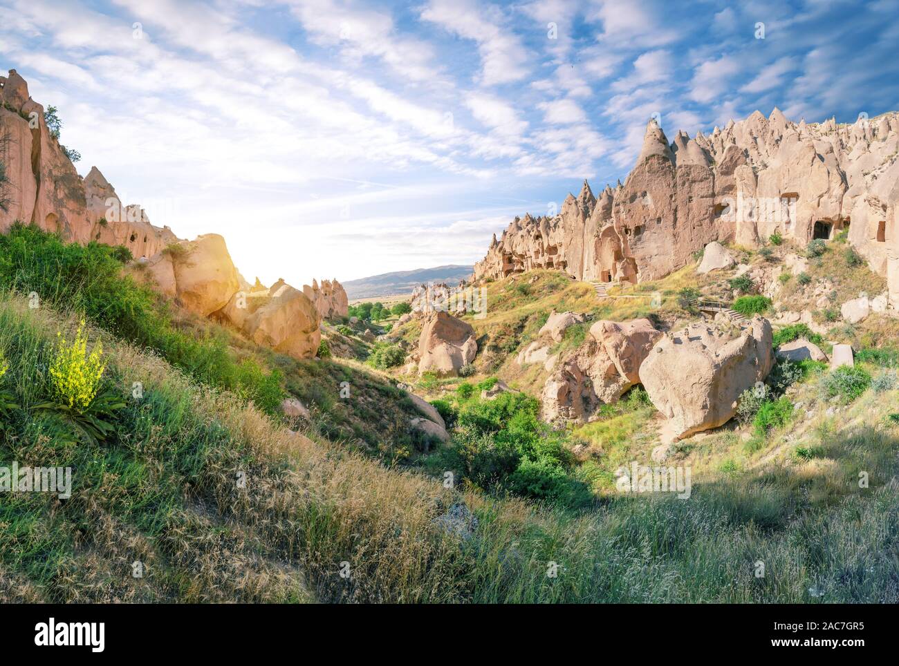 Zelve Valley and the Open Air Museum. Cave Monastery. Architectural ...