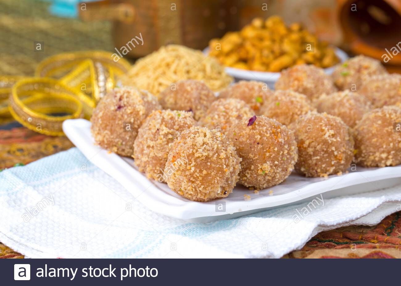 Indian Laddu Sweet High Resolution Stock Photography and Images - Alamy