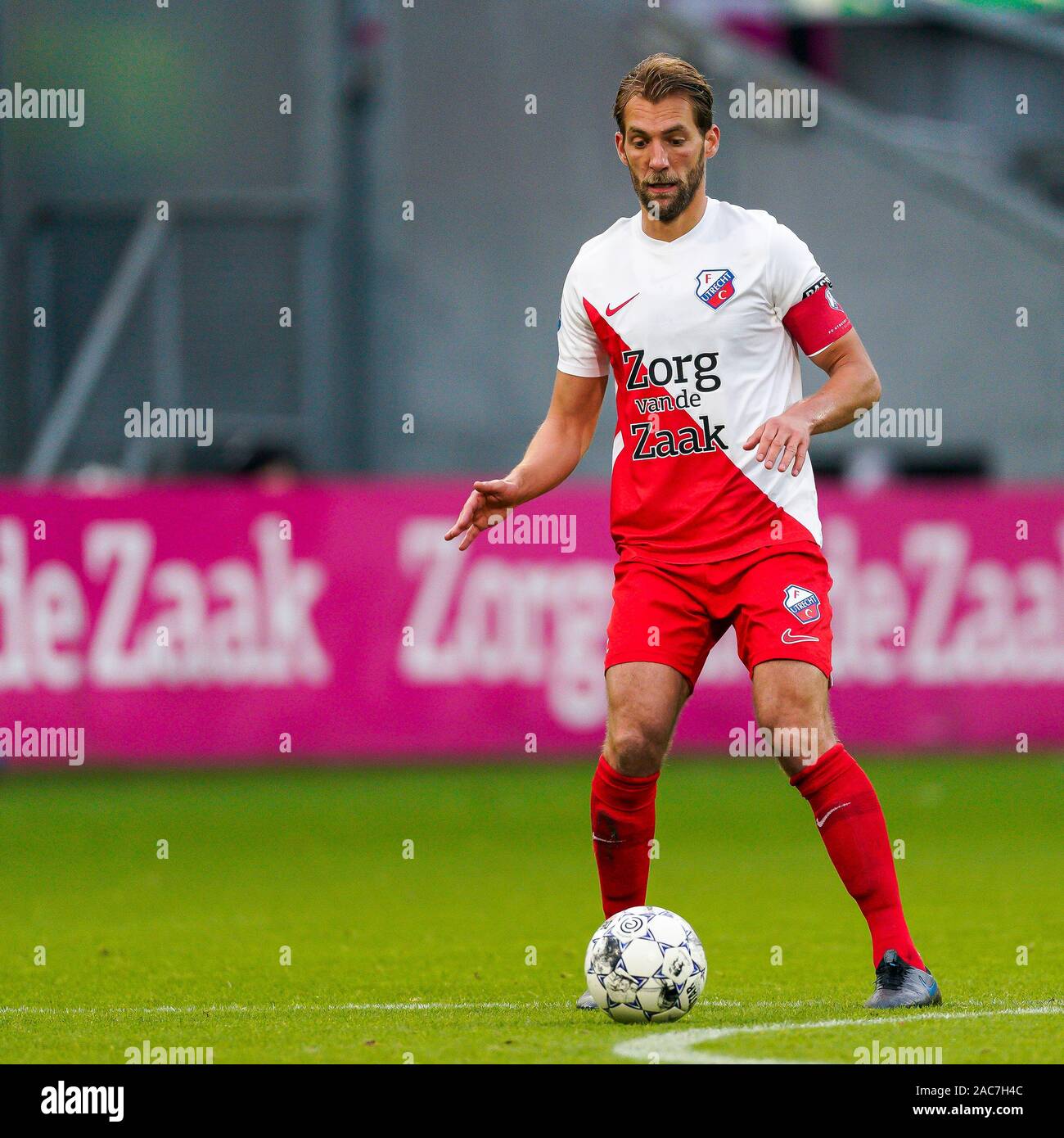 UTRECHT, Netherlands. 01st Dec, 2019. football, FC Utrecht Galgenwaard ...