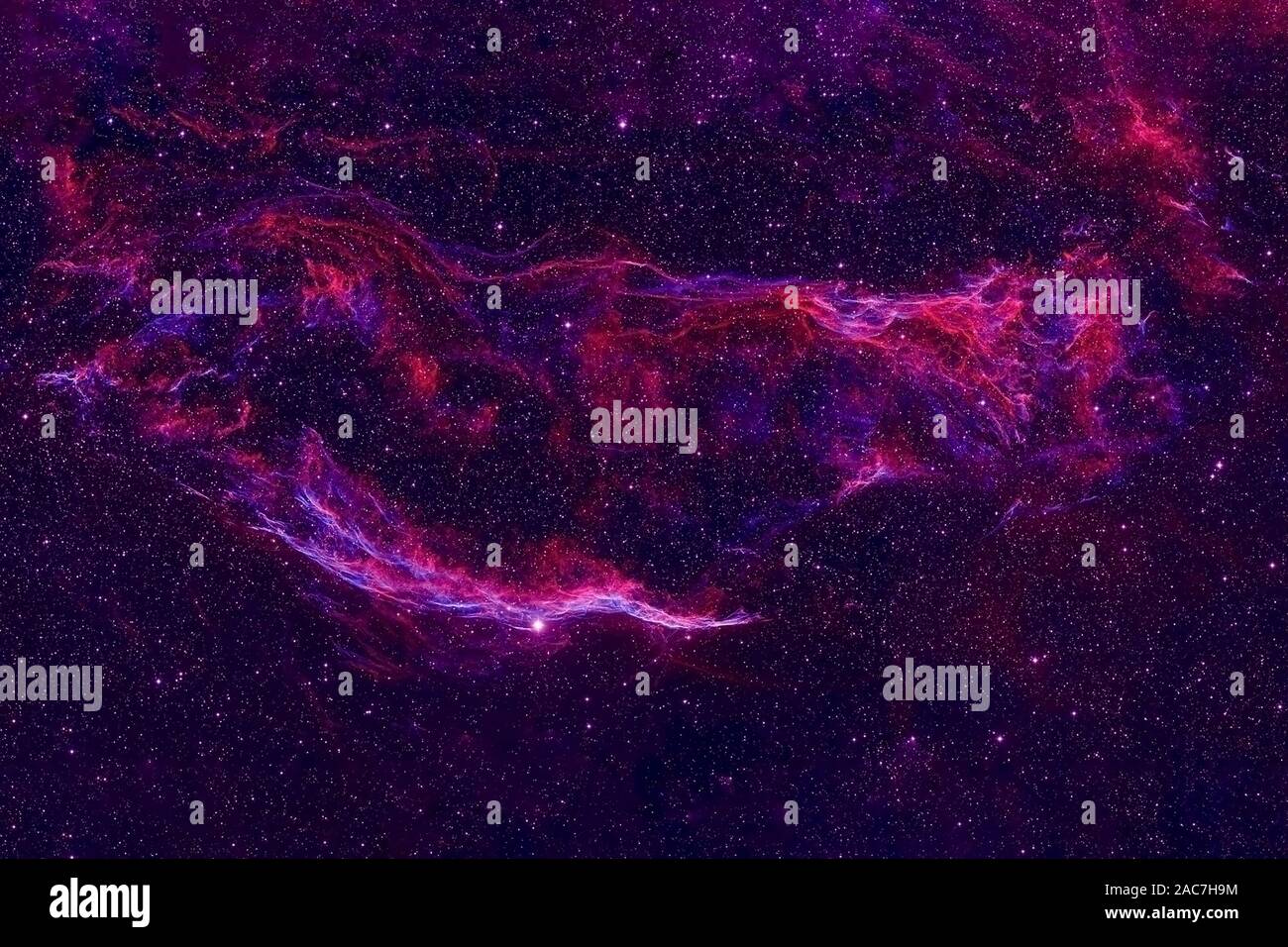 Beautiful distant nebula, red. Background texture. Elements of this ...