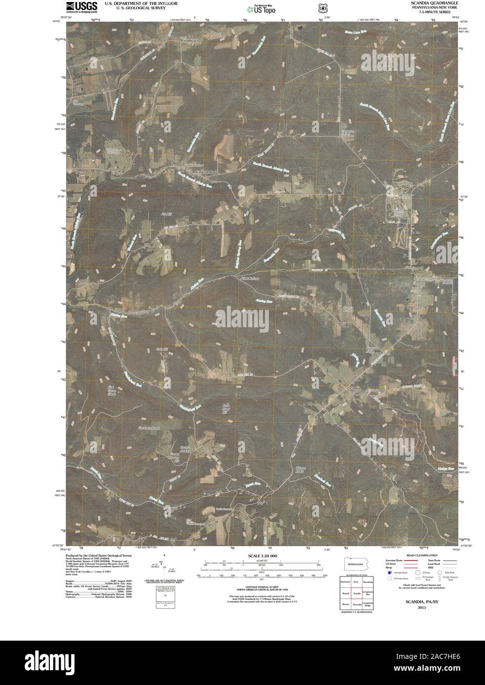 Pennsylvania geological map hi-res stock photography and images - Alamy