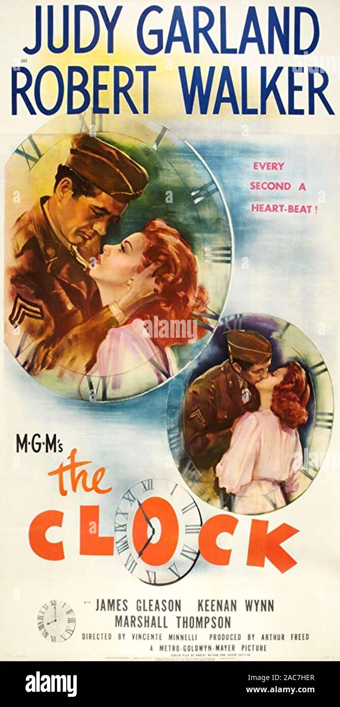 THE CLOCK 1945 MGNM film with Judy Garland and Robert Walker Stock ...