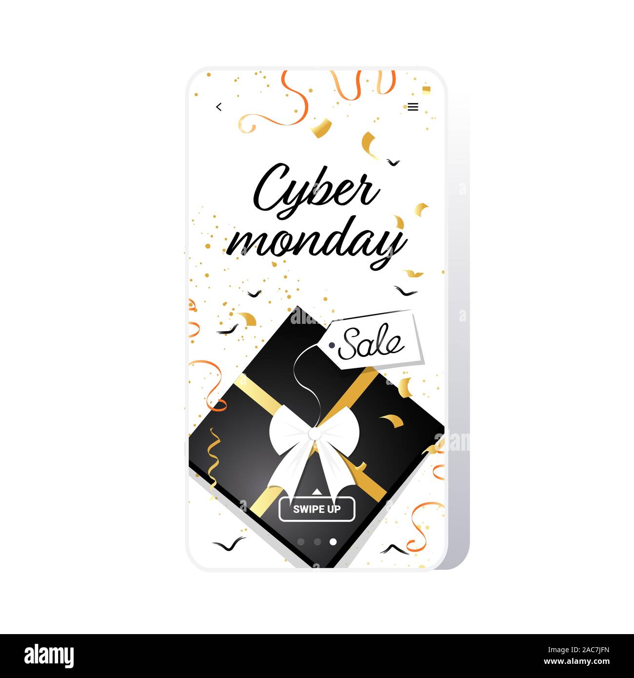 gift box big sale cyber monday banner special offer promo marketing ...