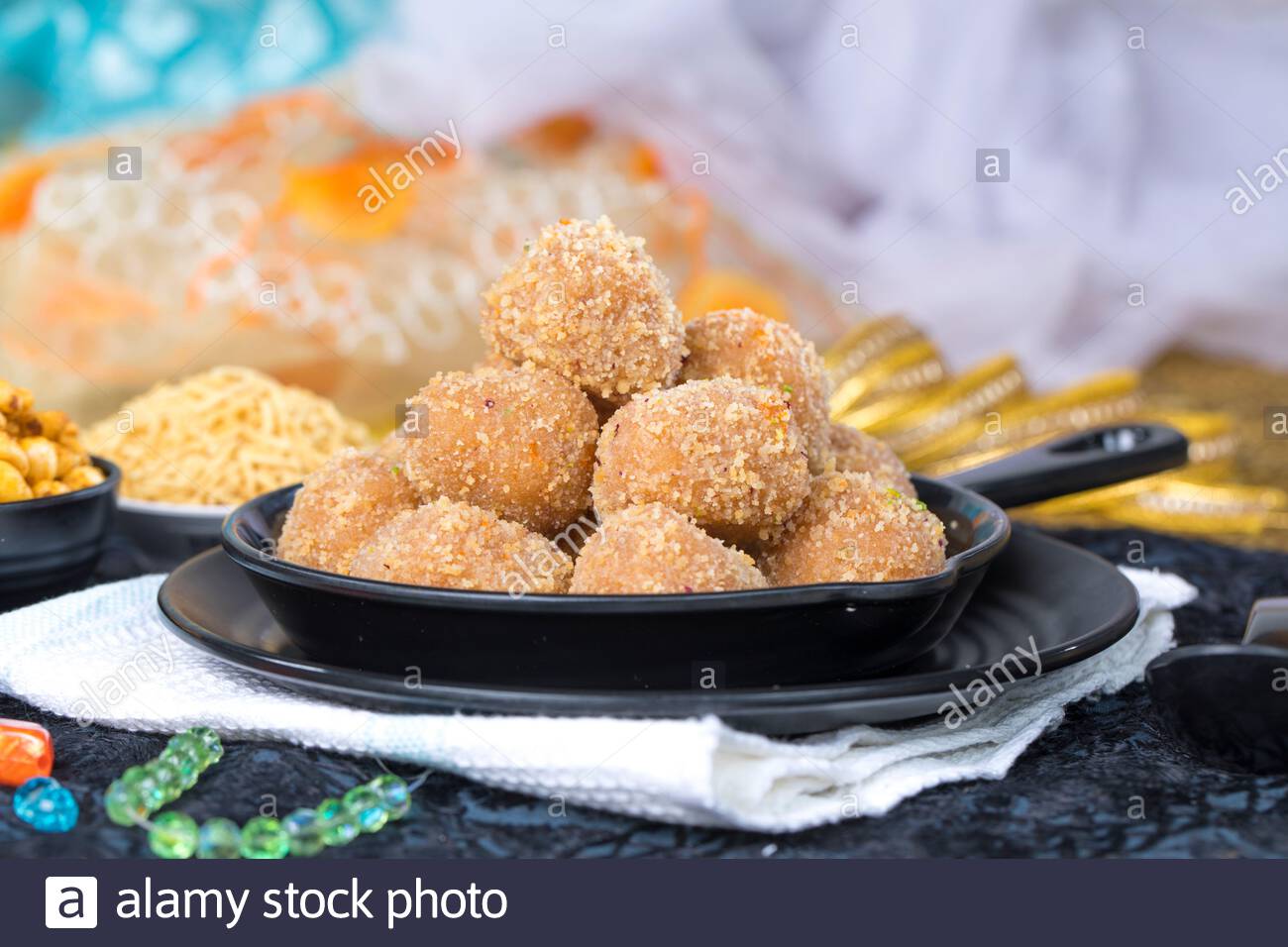 Indian Laddu Sweet High Resolution Stock Photography and Images - Alamy