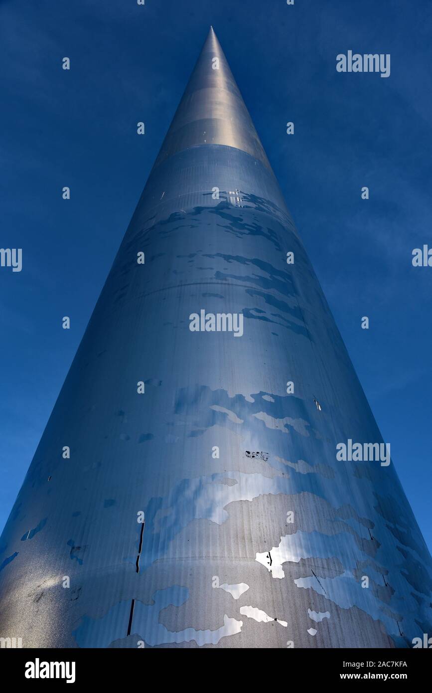 The 120 metre tall Spire of Dublin, often referred to as the 'Monument ...