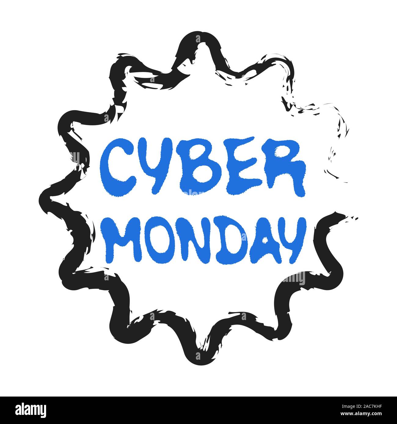 Cyber monday sticker big Cut Out Stock Images & Pictures - Alamy