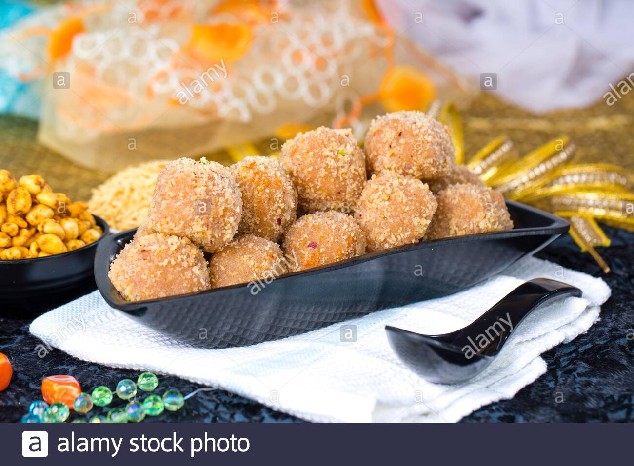 Indian Laddu Sweet High Resolution Stock Photography and Images - Alamy