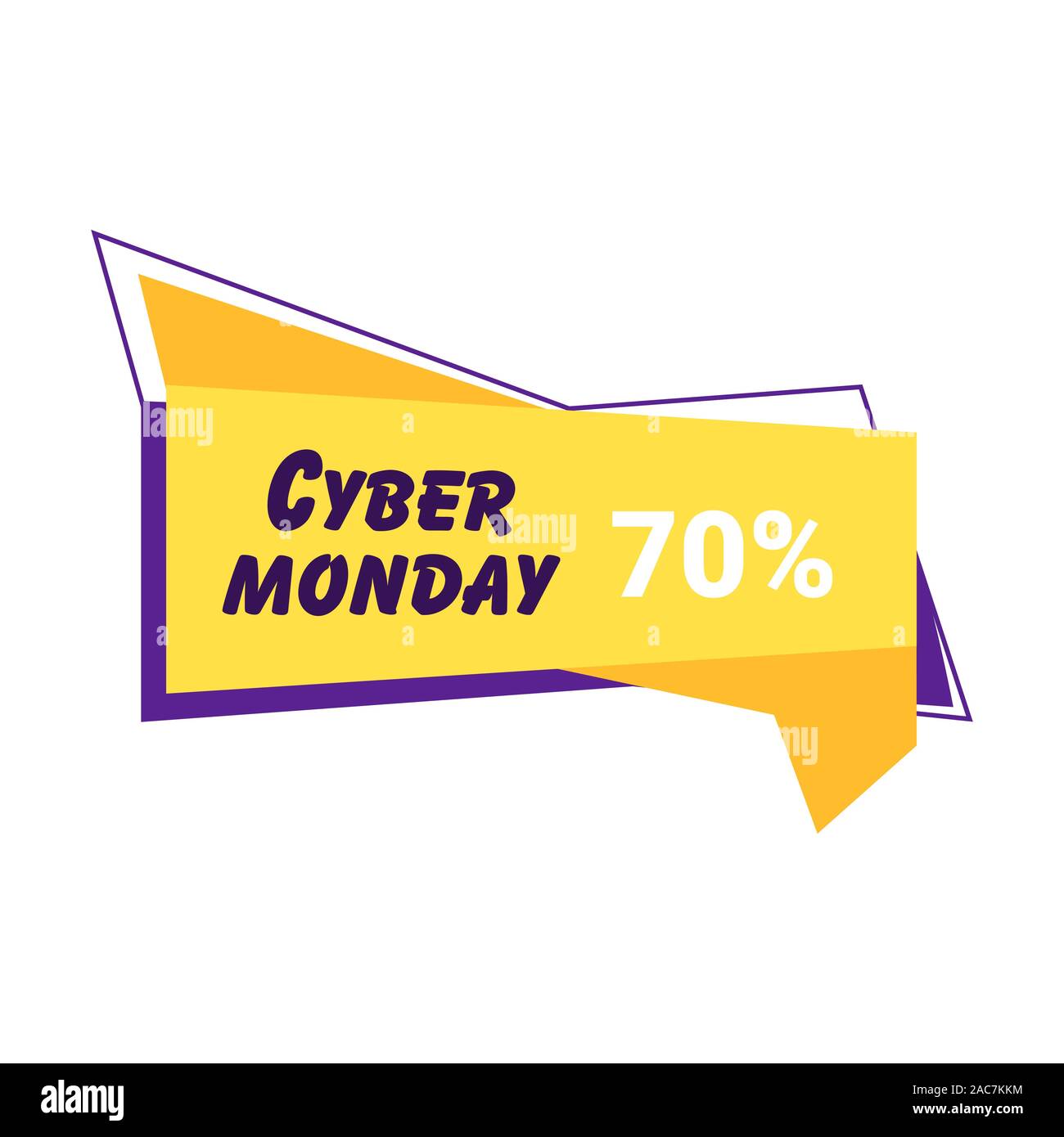 cyber monday big sale sticker advertisement special offer badge holiday ...