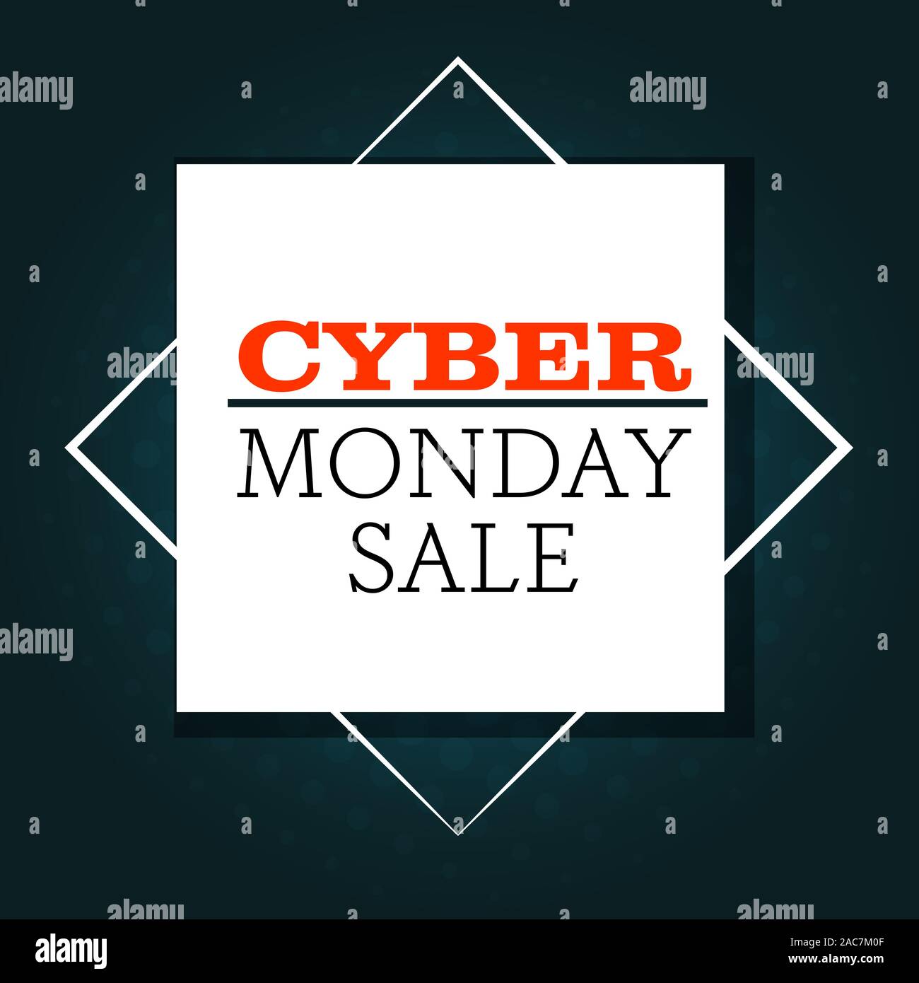 cyber monday big sale advertisement template special offer concept ...
