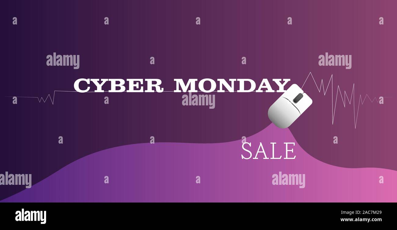 cyber monday big sale advertisement template special offer concept ...
