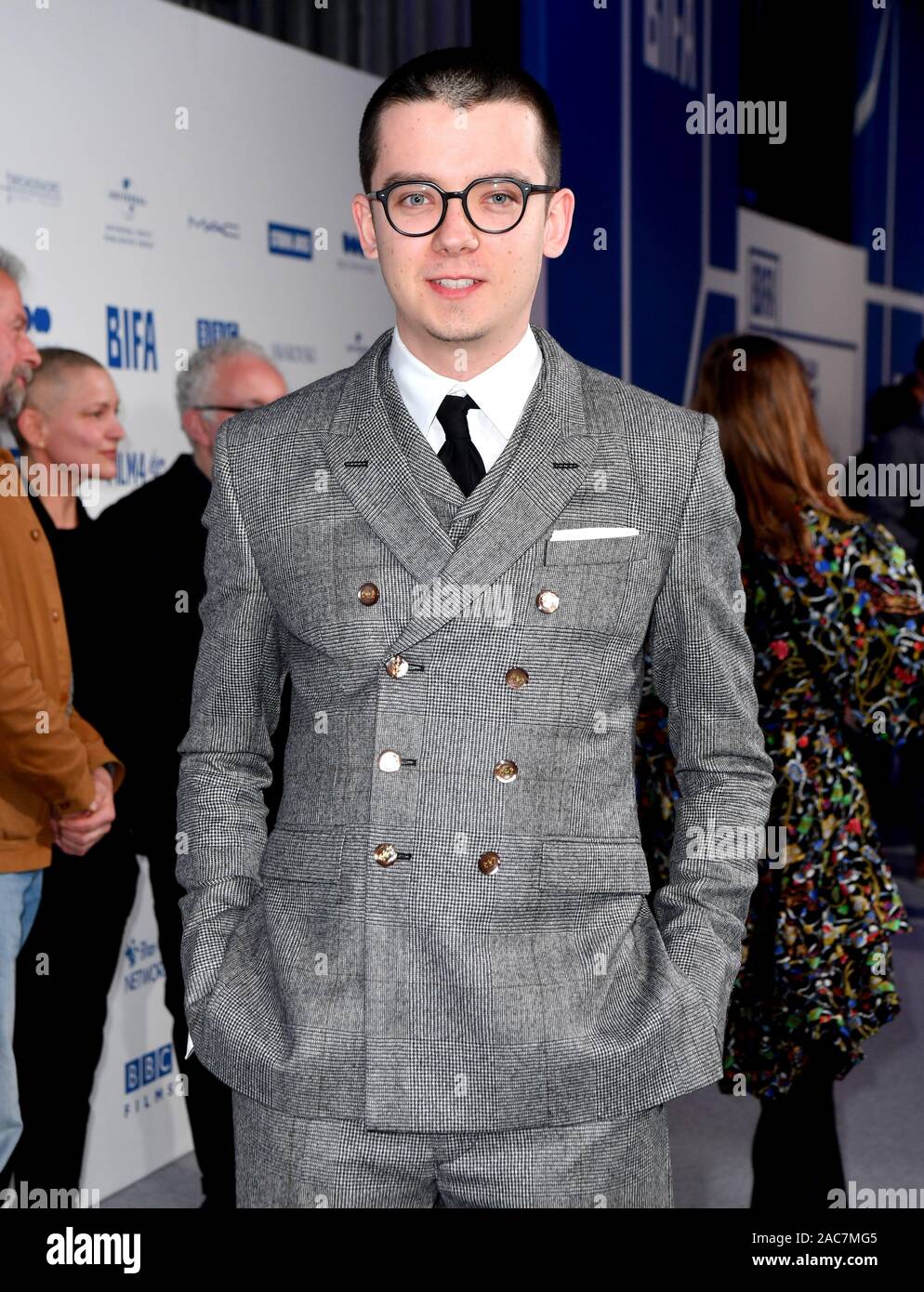 Asa Butterfield attending the 22nd British Independent Film Awards held ...