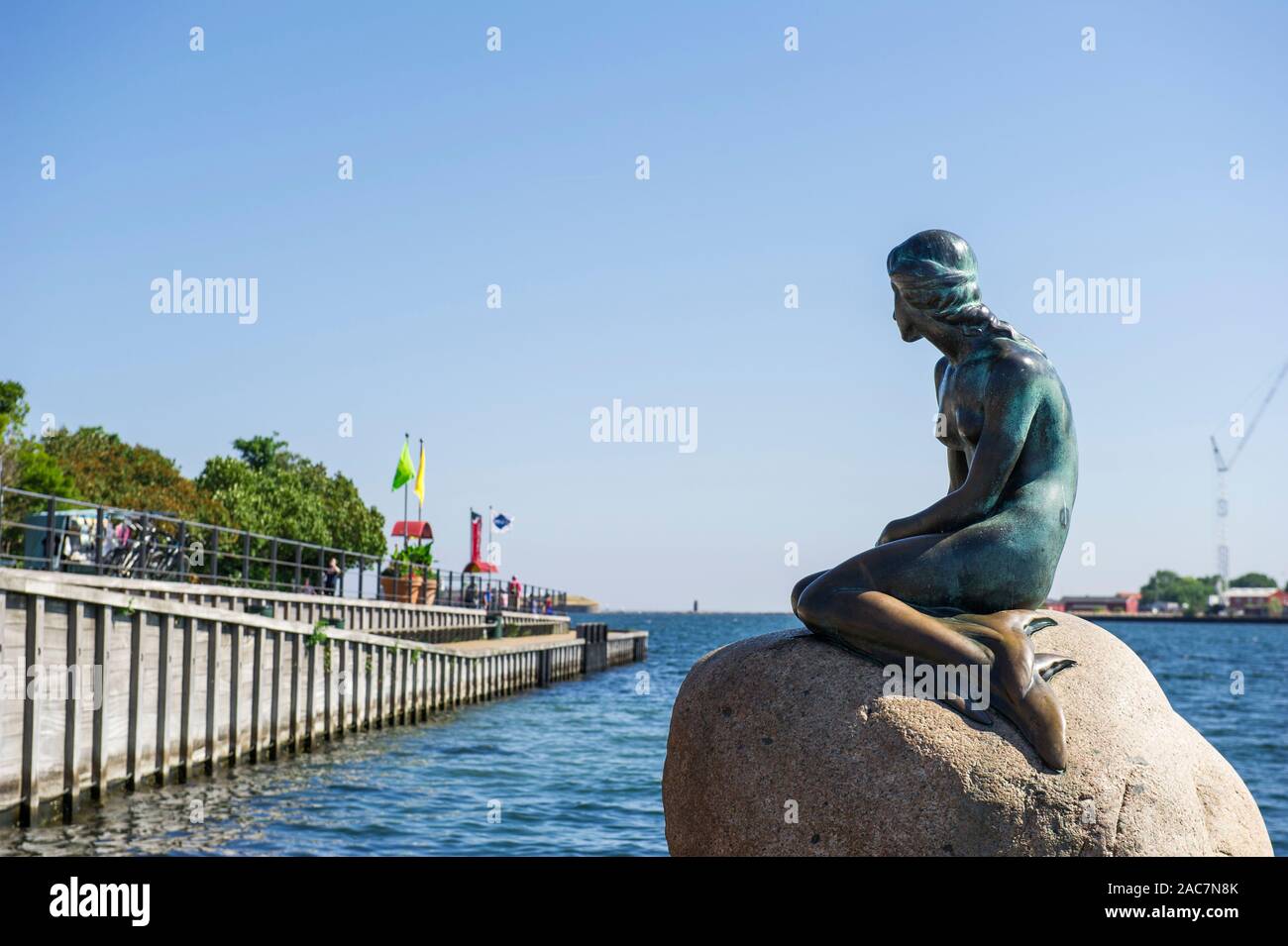 The iconic Little Mermaid In Copenhagen, Denmark Stock Photo - Alamy