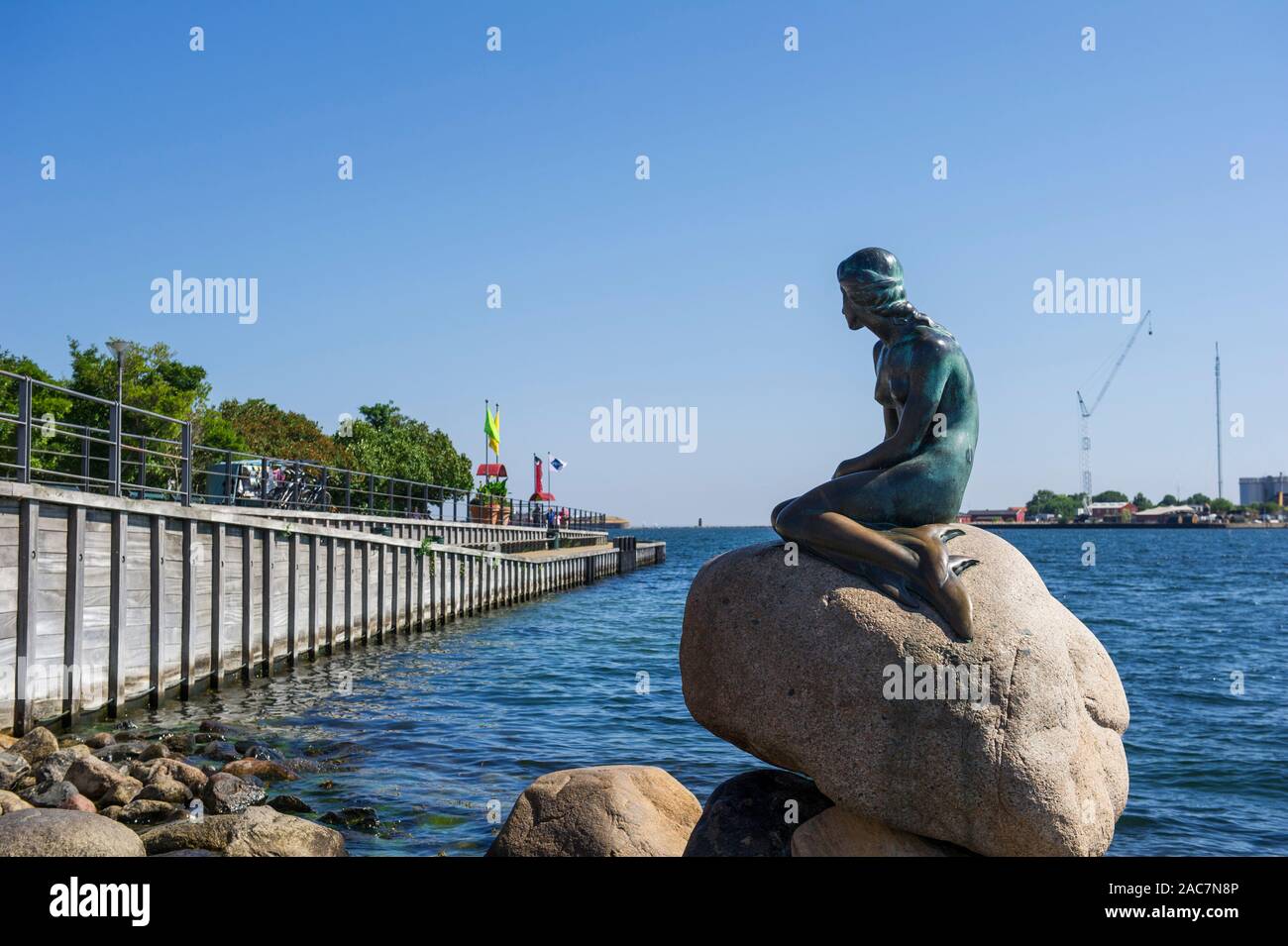 The iconic Little Mermaid In Copenhagen, Denmark Stock Photo - Alamy