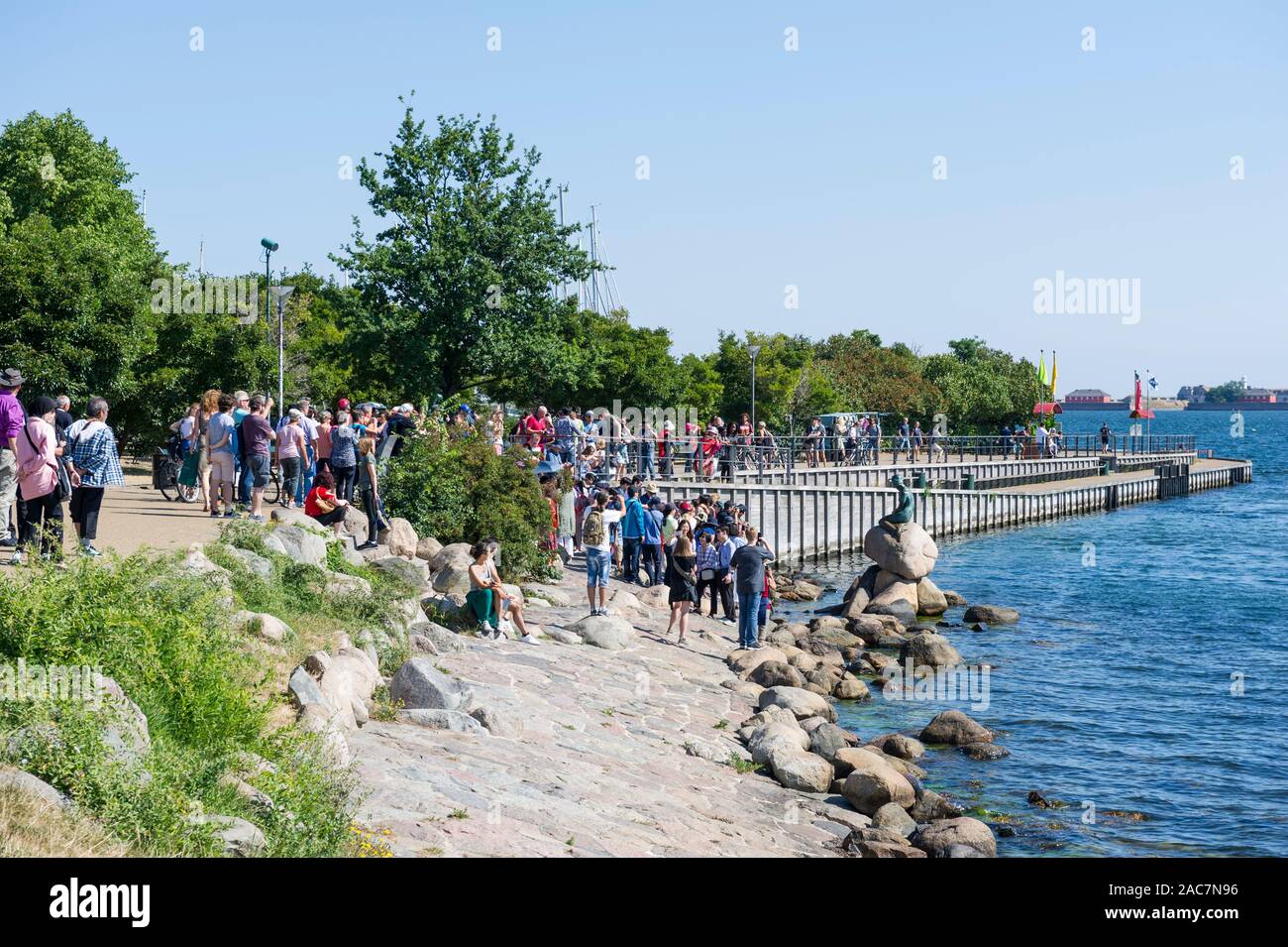 The iconic Little Mermaid In Copenhagen, Denmark Stock Photo - Alamy