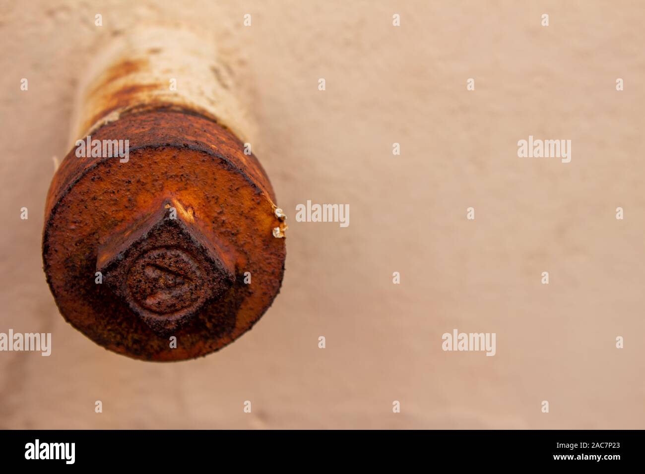 View of Steel Flush End Cap used for opening and closing during the ...