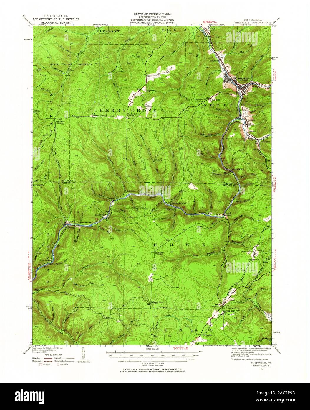 Sheffield pennsylvania hi-res stock photography and images - Alamy