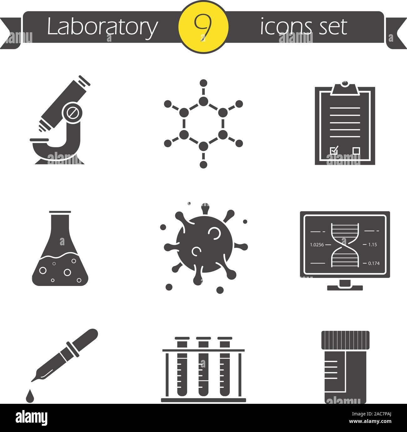 Science Lab Silhouette