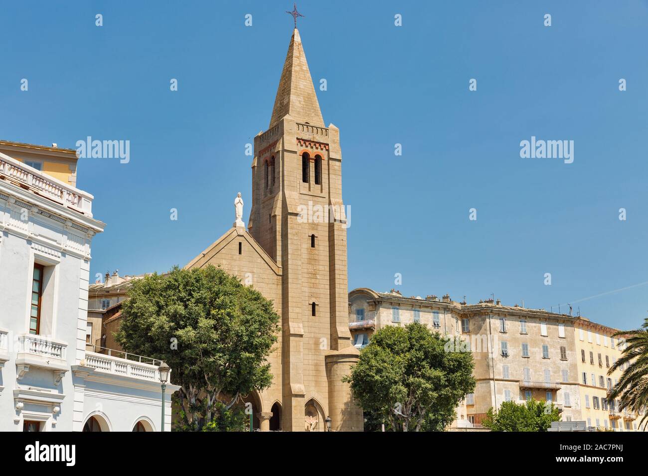 Cross building architecture france church religion landmark facade hi ...