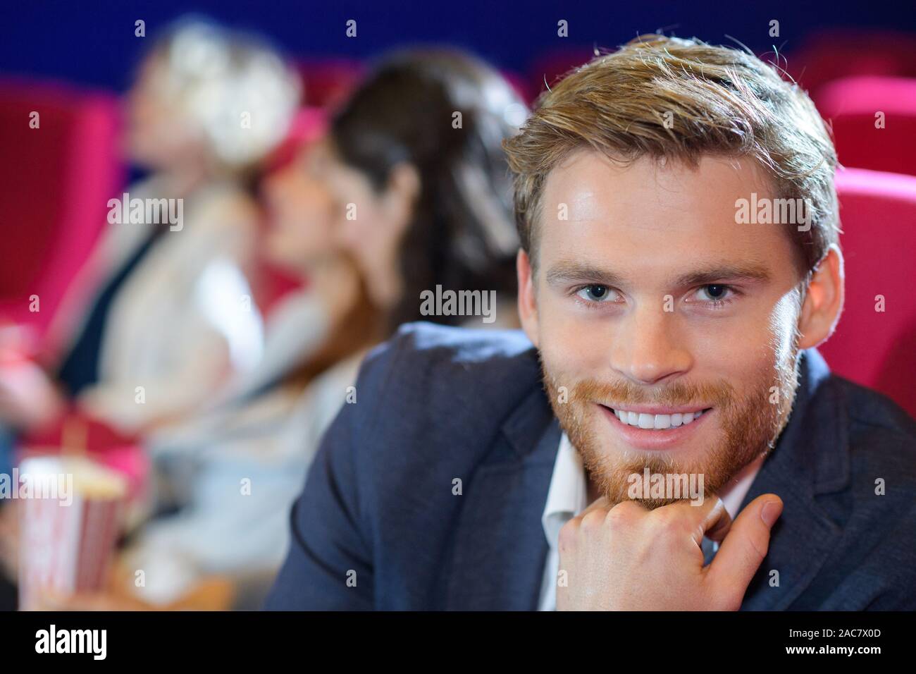 Man theatre seat hi-res stock photography and images - Alamy