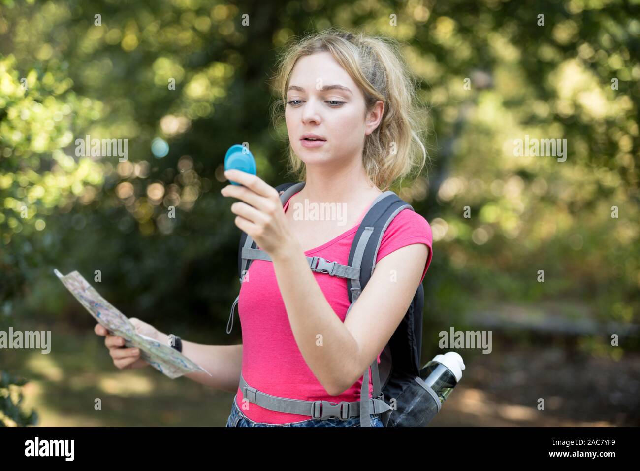 Map compas view hi-res stock photography and images - Alamy