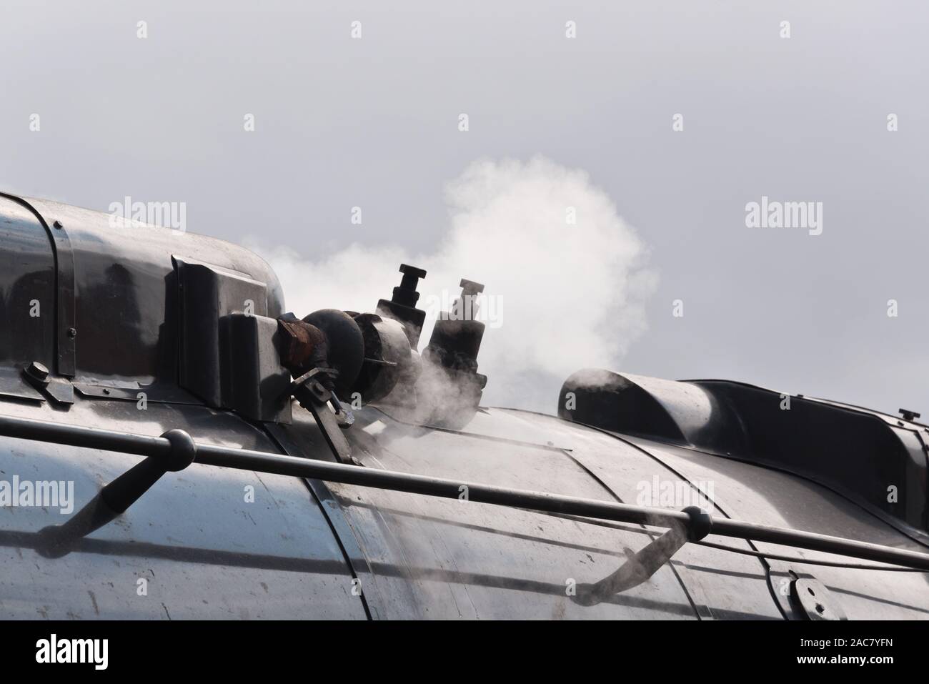 Steam locomotive 6046, USATC train at Bishop Lydeard Station in ...