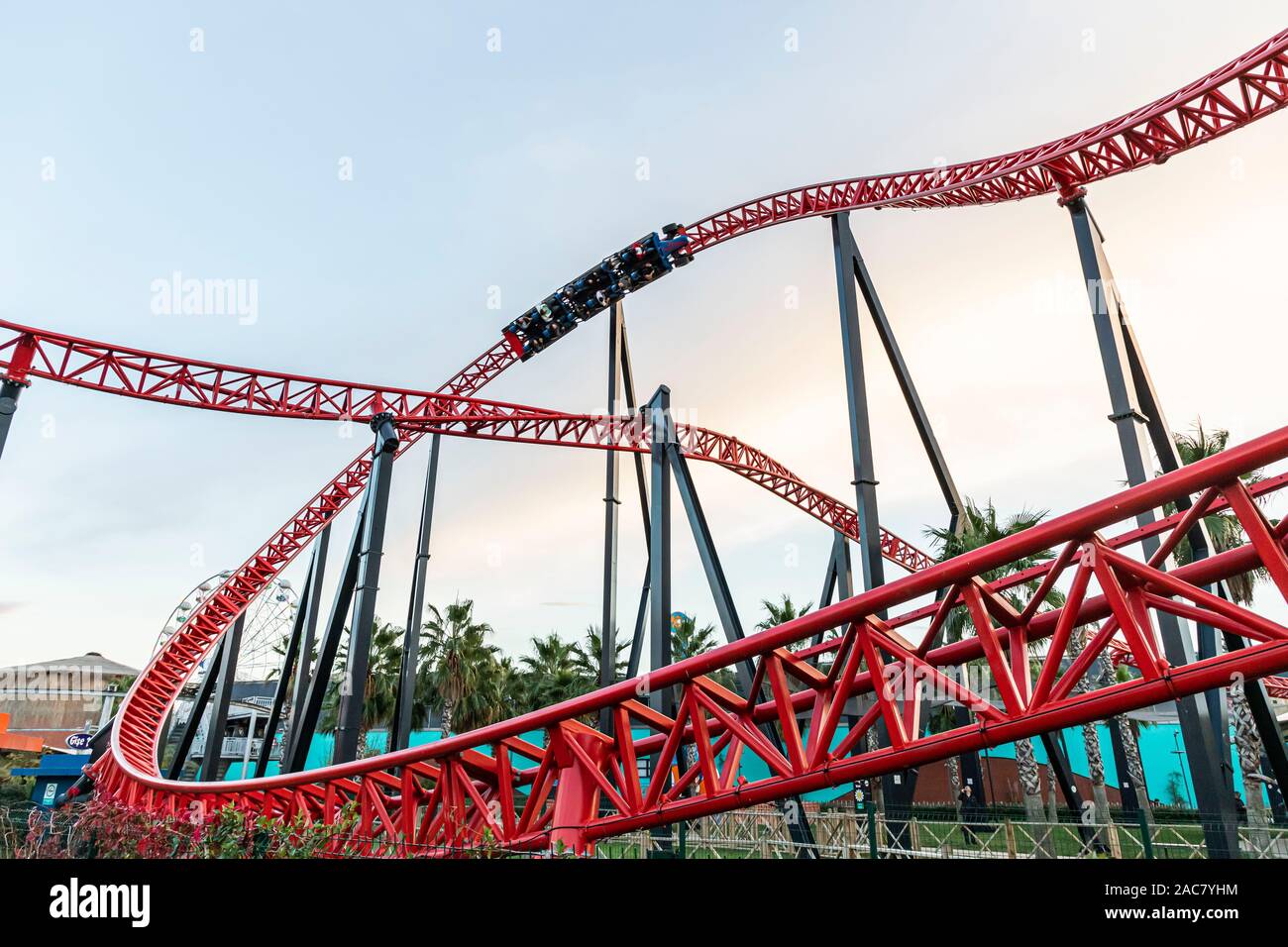 Kingda ka roller coaster hi-res stock photography and images - Alamy