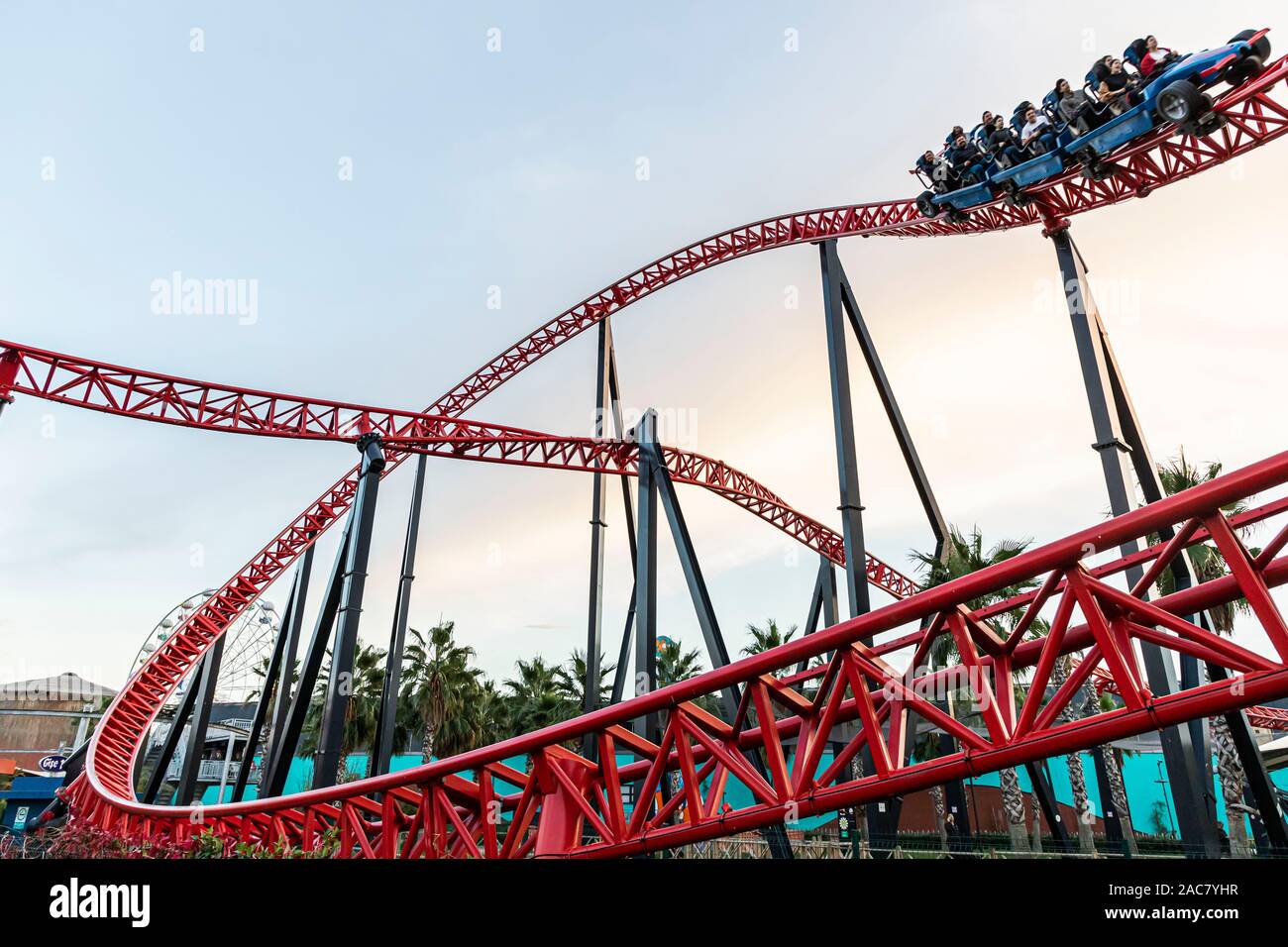 Kingda ka roller coaster hi-res stock photography and images - Alamy