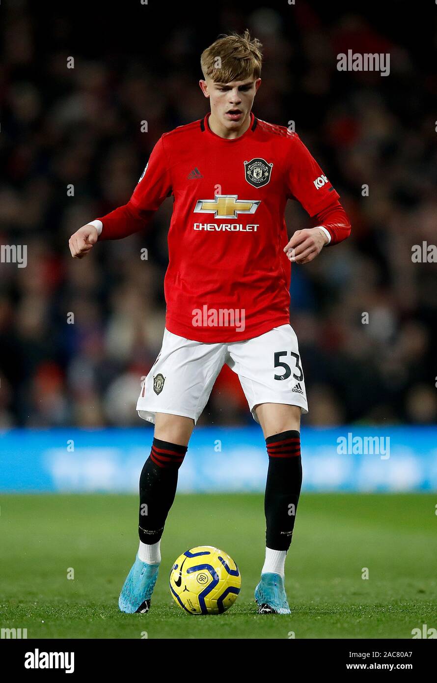 Manchester United's Brandon Williams during the Premier League match at ...