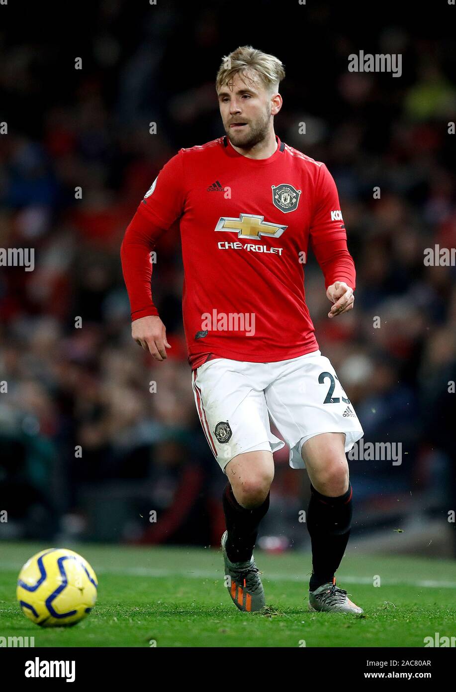 Manchester United's Luke Shaw during the Premier League match at Old ...