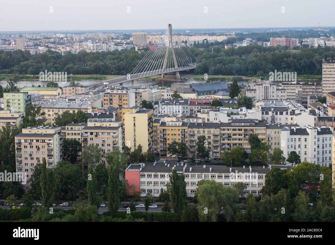 Warsaw poland city buildings skyline hi-res stock photography and ...
