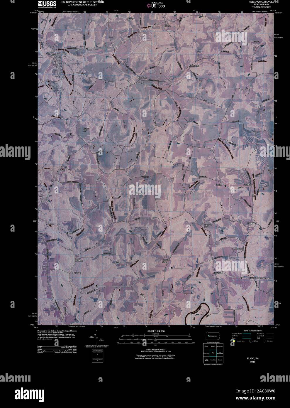 Map of sligo hi-res stock photography and images - Alamy