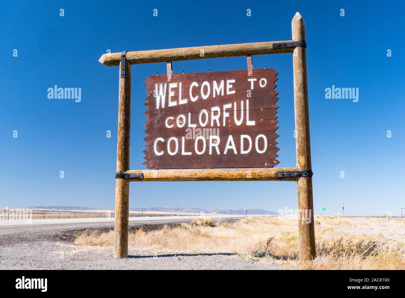 Colorado welcome sign hi-res stock photography and images - Alamy