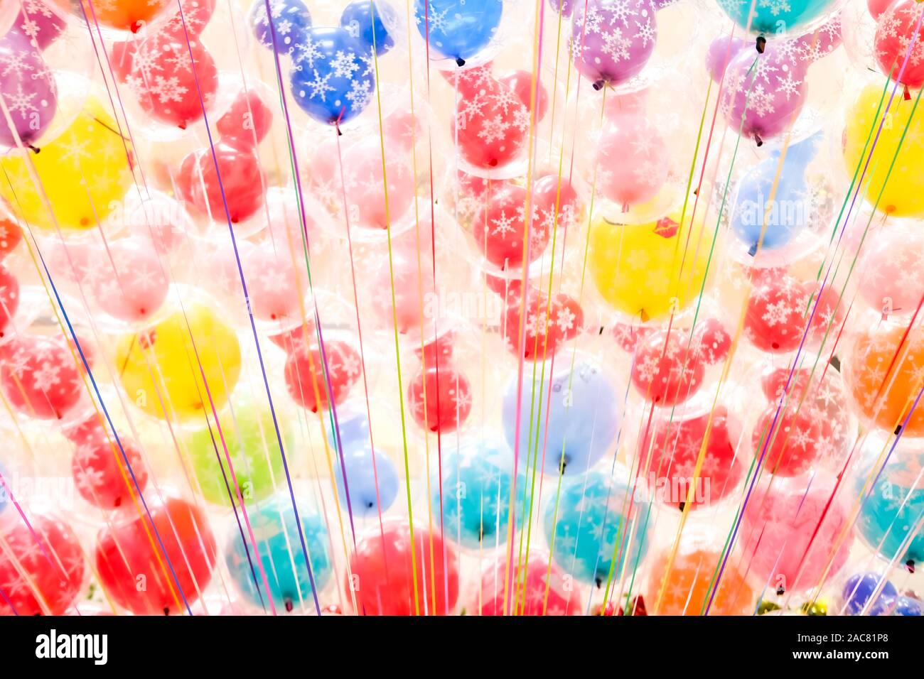 Colorful balloons background Stock Photo - Alamy