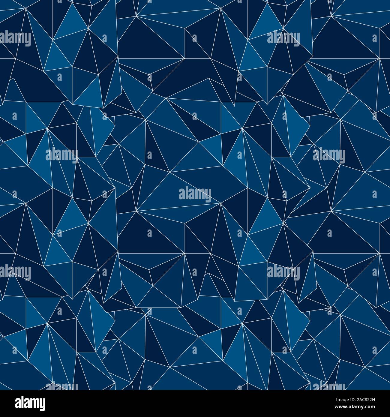 Light BLUE Pattern. Seamless triangular template. Geometric sample ...