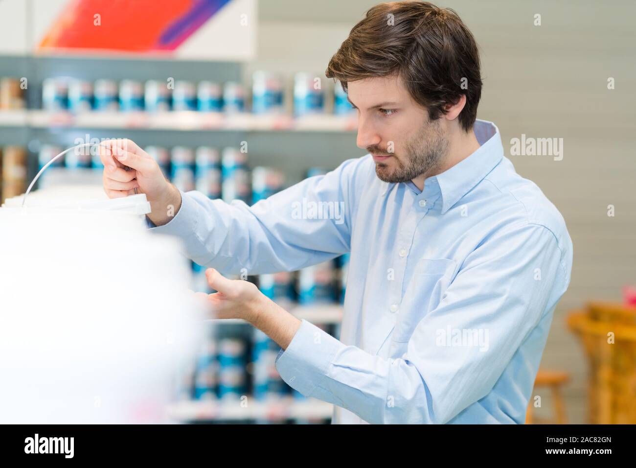 Picking paint colors hi-res stock photography and images - Alamy