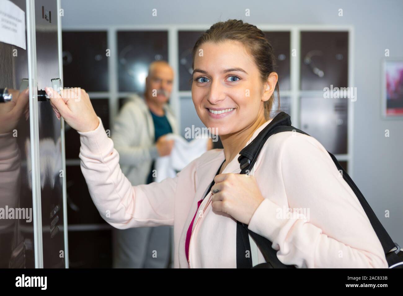 Getting dressed gym hi-res stock photography and images - Alamy