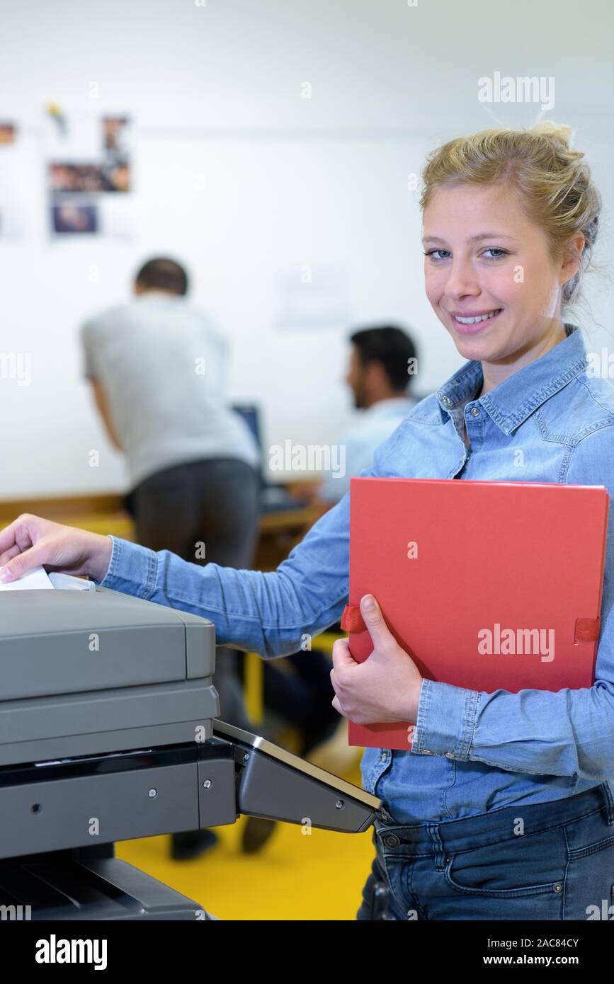 Making a copy hi-res stock photography and images - Alamy