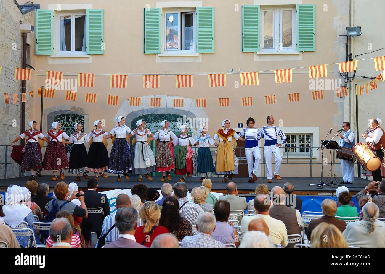 Traditional Provencal dances in local costume for the olive tree ...