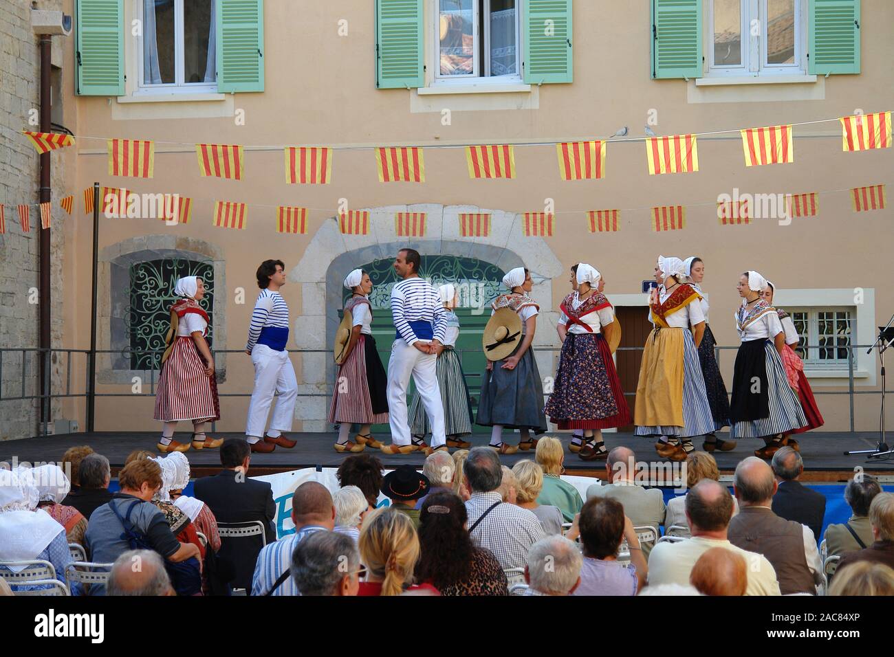 Traditional Provencal dances in local costume for the olive tree ...