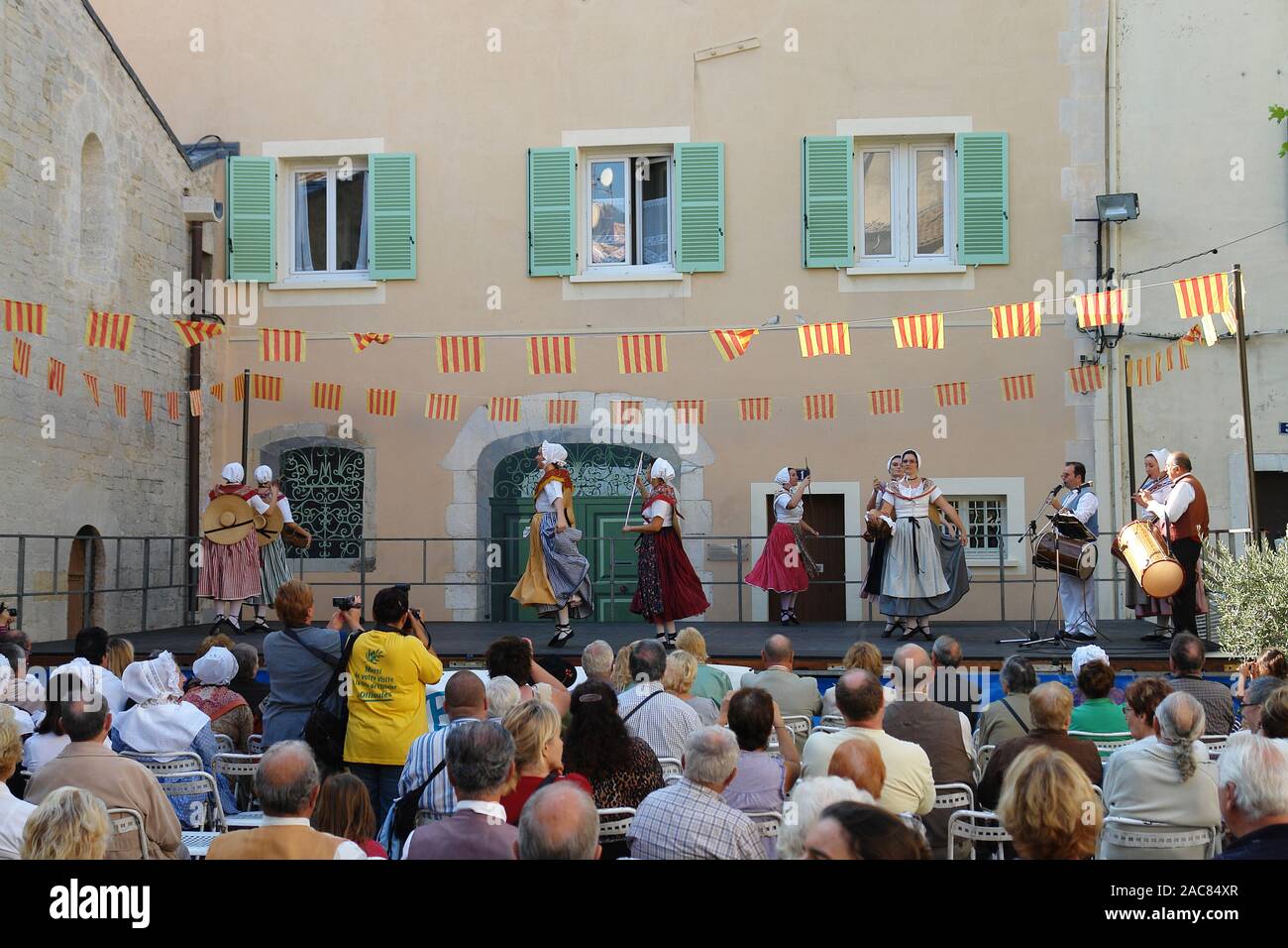 Traditional Provencal dances in local costume for the olive tree ...