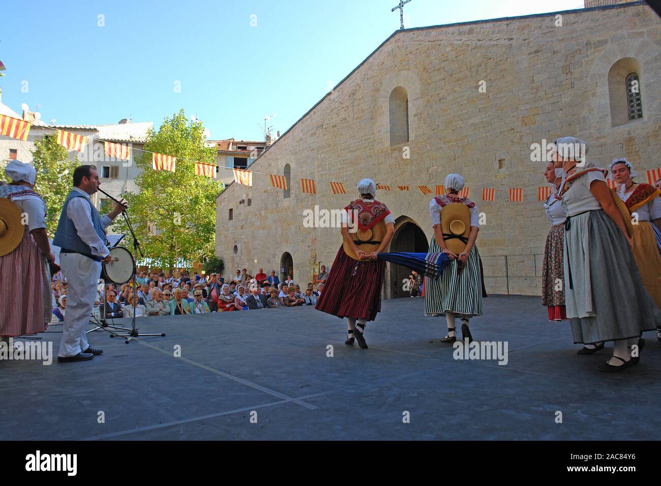 Traditional Provencal dances in local costume for the olive tree ...