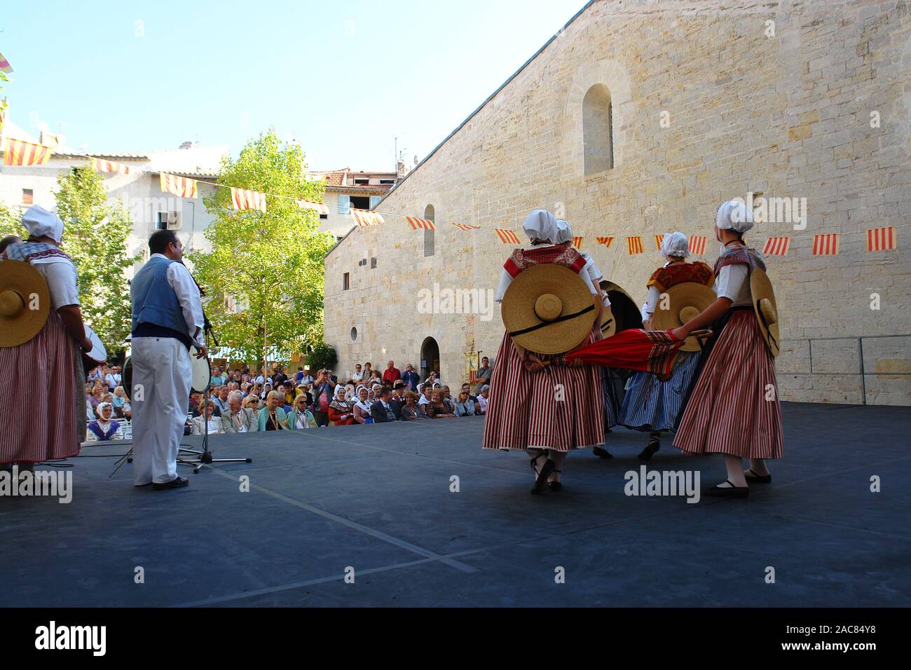 Traditional Provencal dances in local costume for the olive tree ...