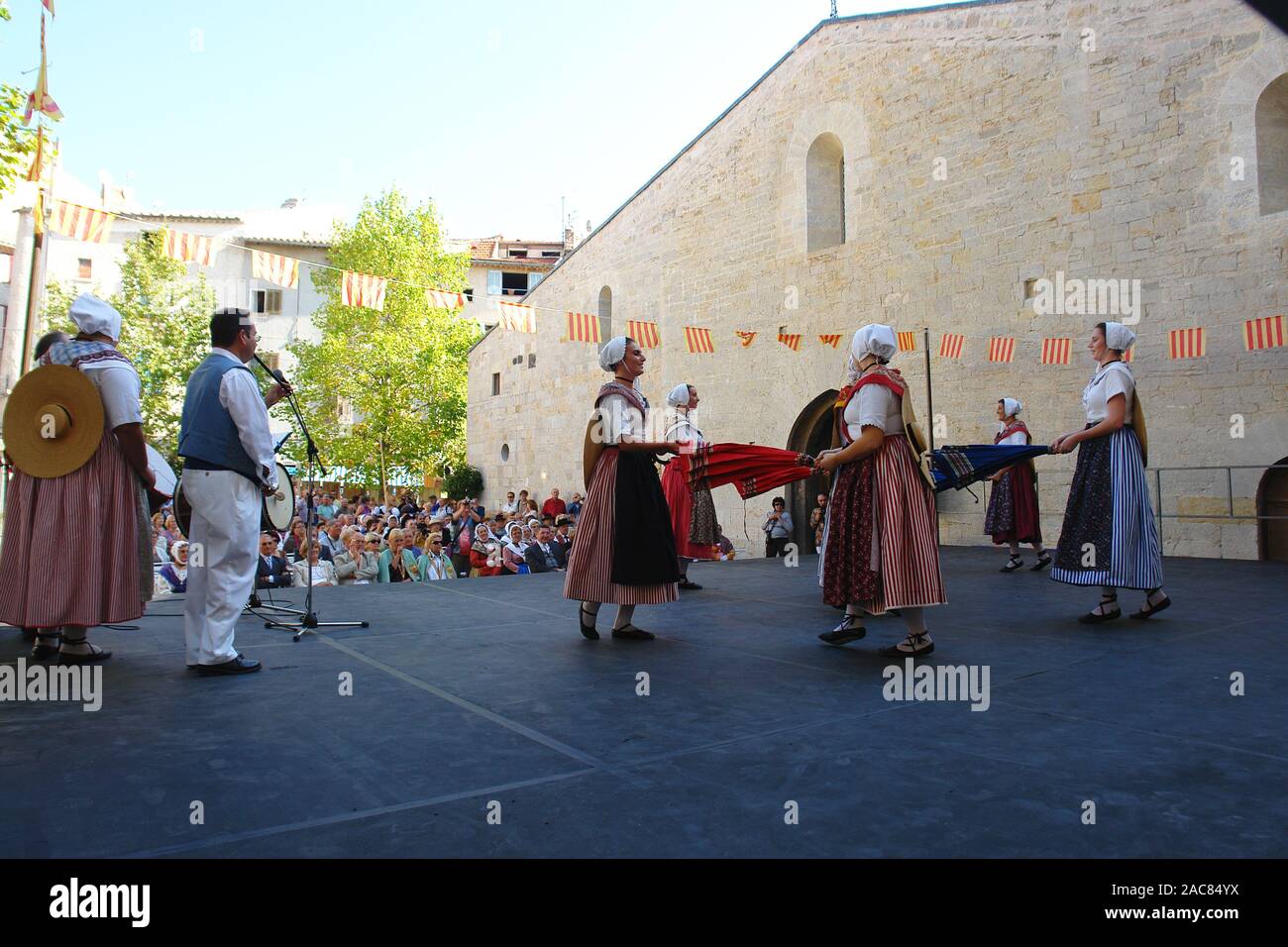 Traditional Provencal dances in local costume for the olive tree ...