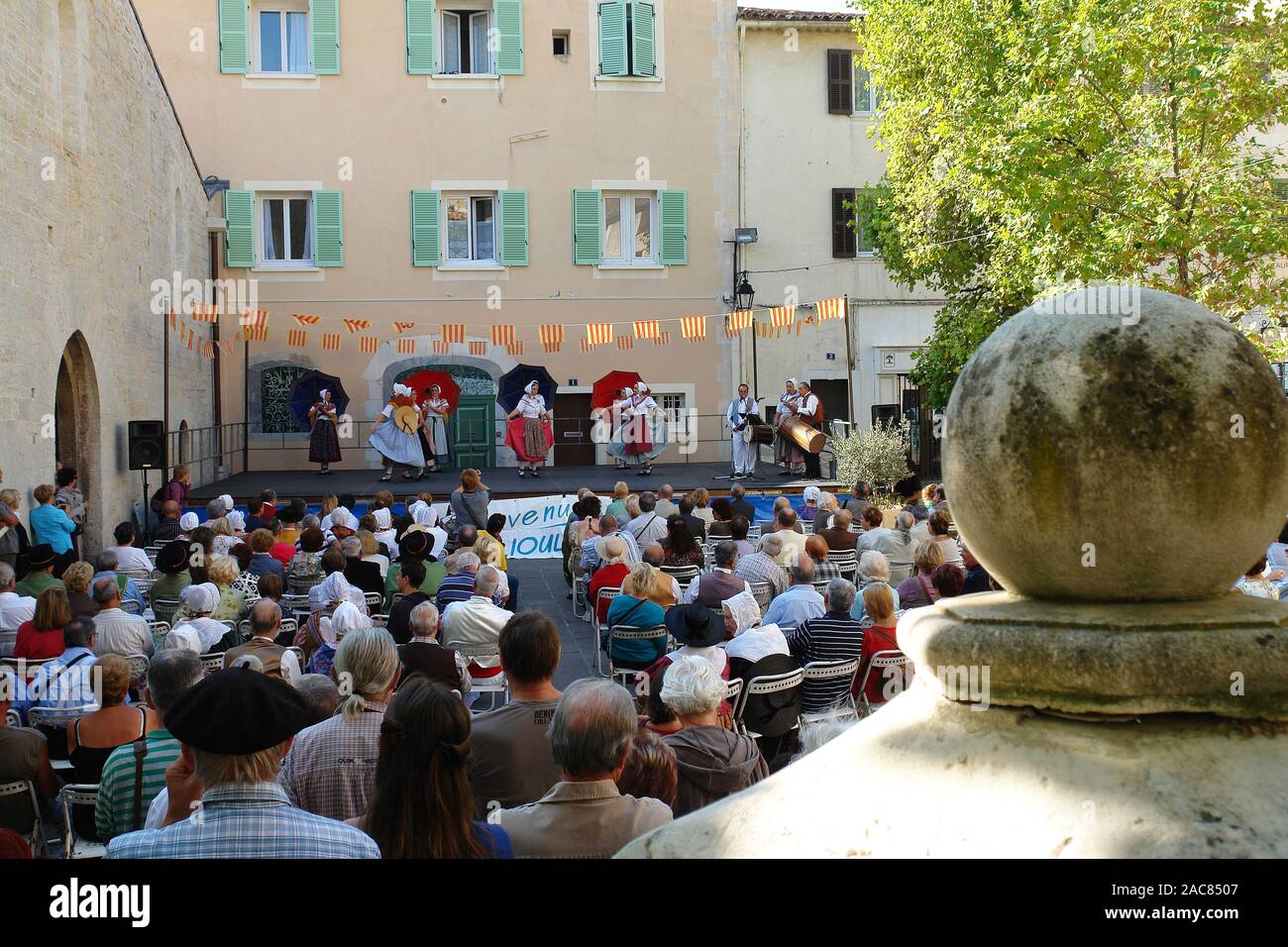 Traditional Provencal dances in local costume for the olive tree ...