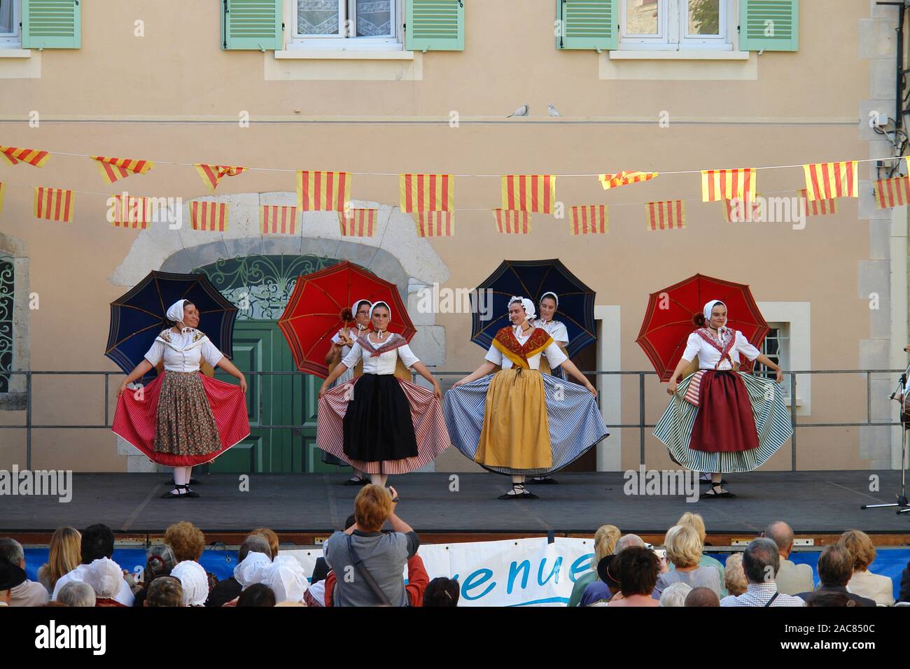 Traditional Provencal dances in local costume for the olive tree ...