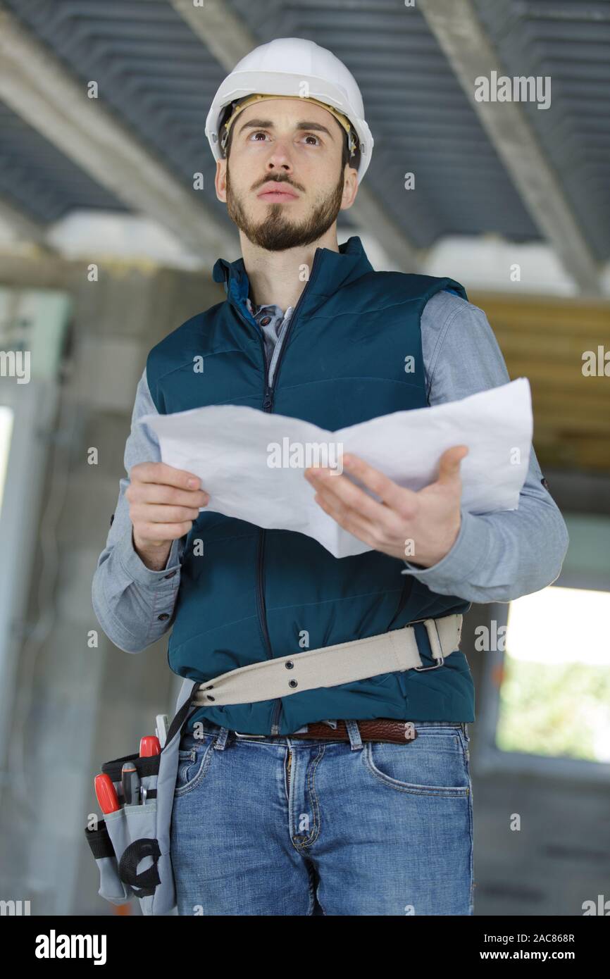 Business man checking clipboard documents hi-res stock photography and ...