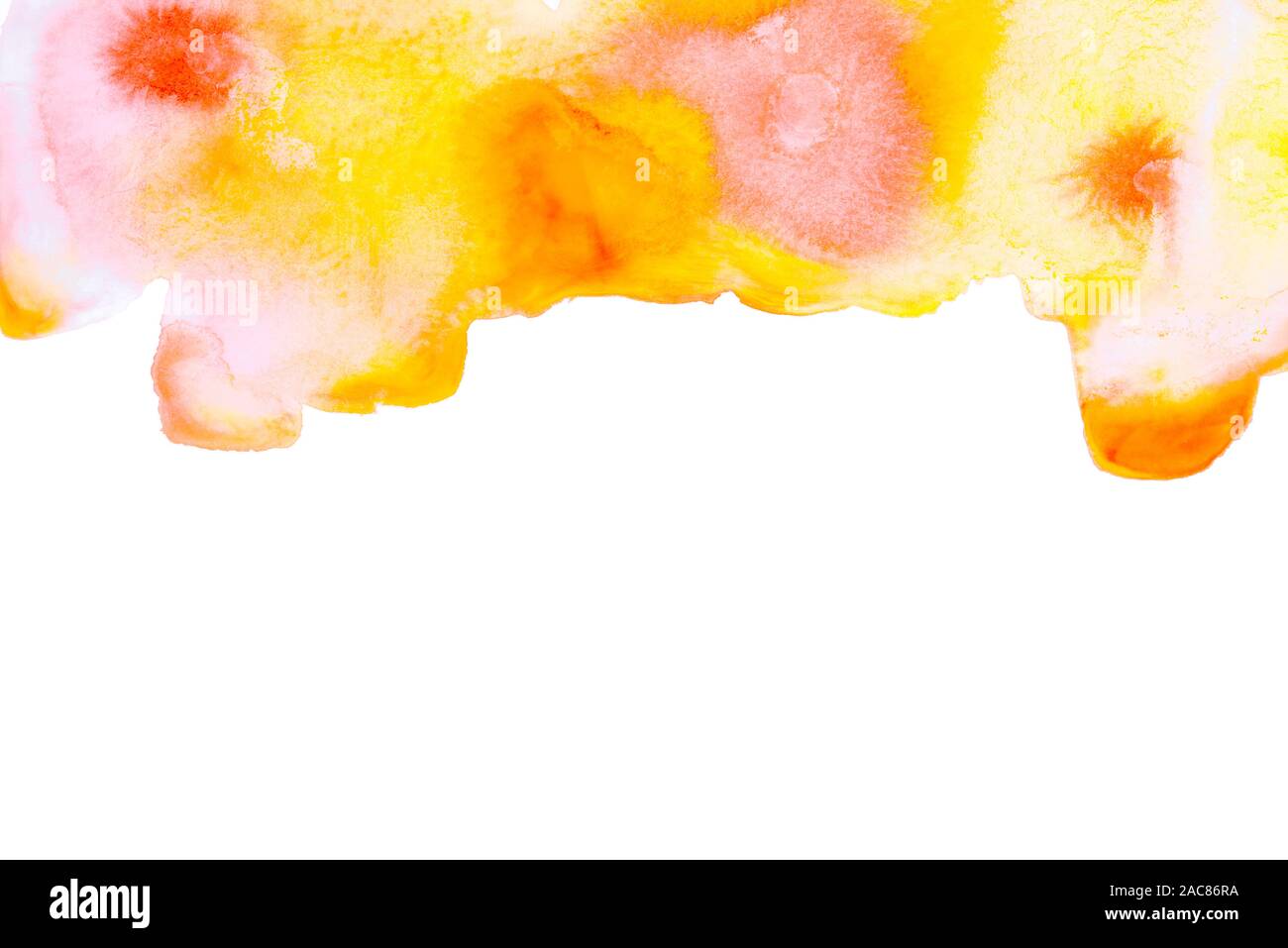 Abstract watercolor background with red and yellow stains Stock Photo ...