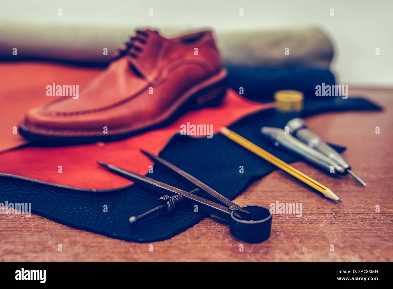 Shoemakers work desk hi-res stock photography and images - Alamy